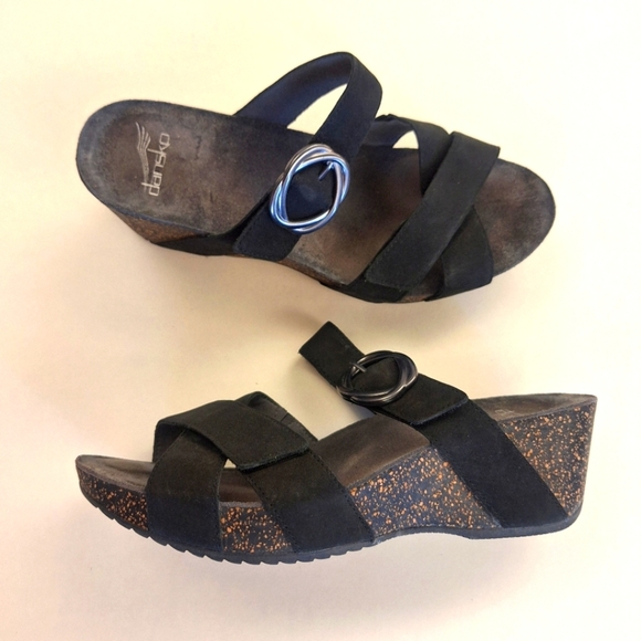 Dansko | Shoes | Dansko High Heel Wedge Sandal Size 95 | Poshmark